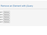 How To Remove An Element With Jquery Sourcecodester